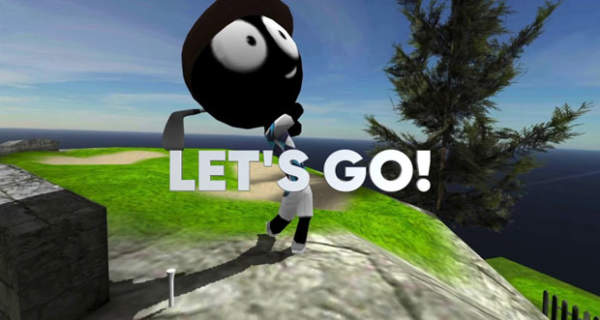 "Stickman Cross Golf Battle" neu im AppStore: Golf-Duelle von Djinnworks